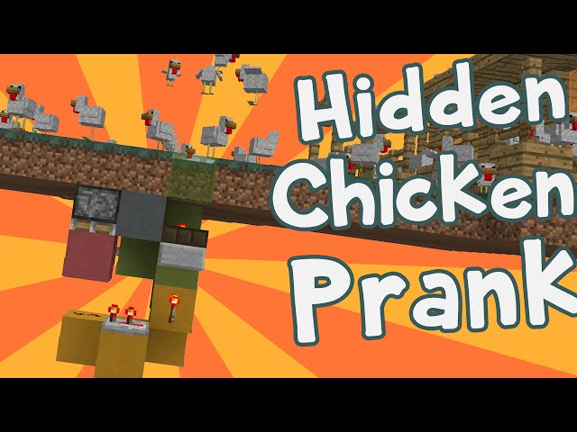 Hidden CHICKEN PRANK - How To Build Minecraft Map