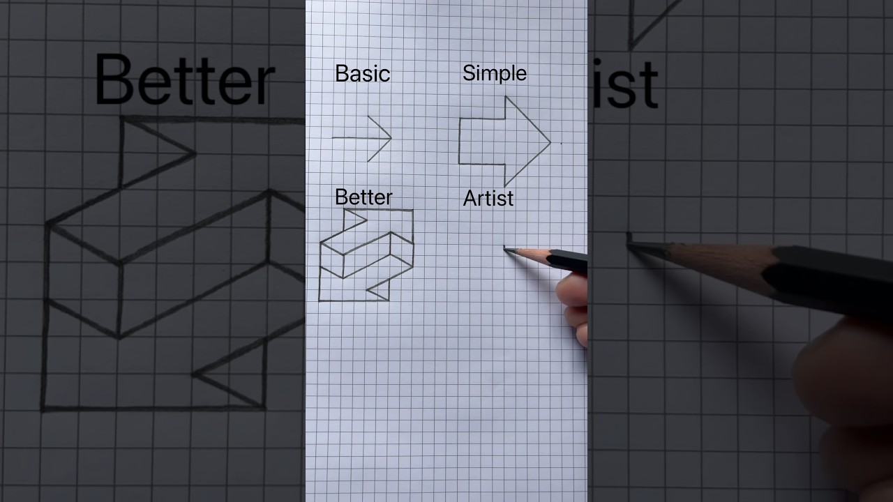 How to draw arrows #drawing #art #sketch #shorts
