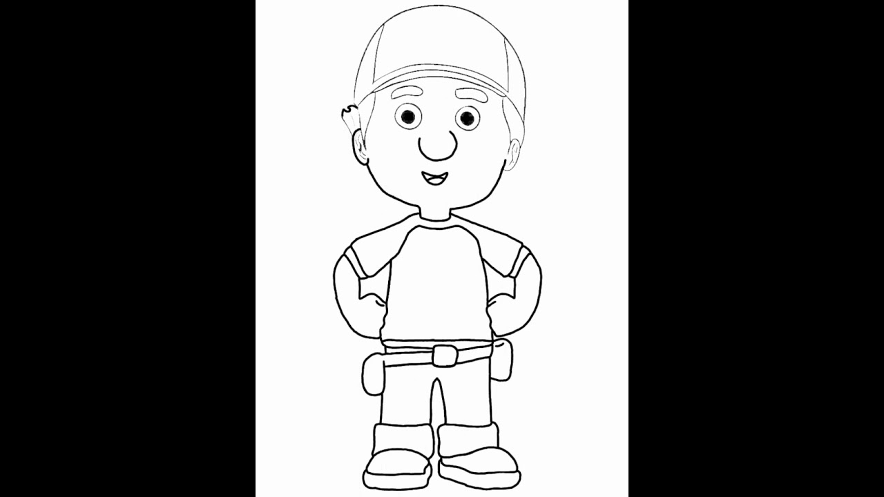 Handy Manny Drawing (Digital Art)