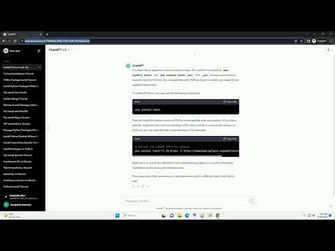 pip install torch six