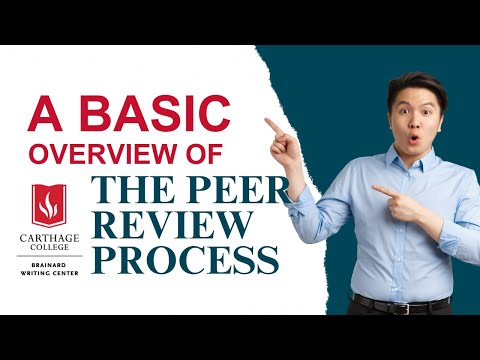 A Basic Overview of the Peer Review Process