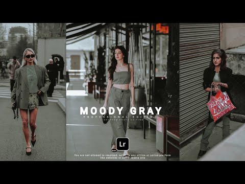 Dark & Moody Urban Look | Grey Cinematic Lightroom Preset | adobe lightroom photo editing iphone