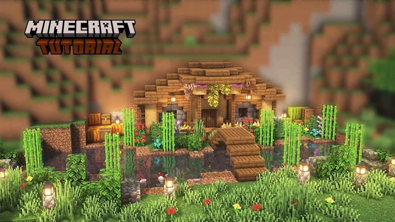 Minecraft: How to Build a Hobbit House with a River | Tutorial ...