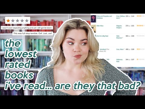 the lowest rated books i've read (according to goodreads)