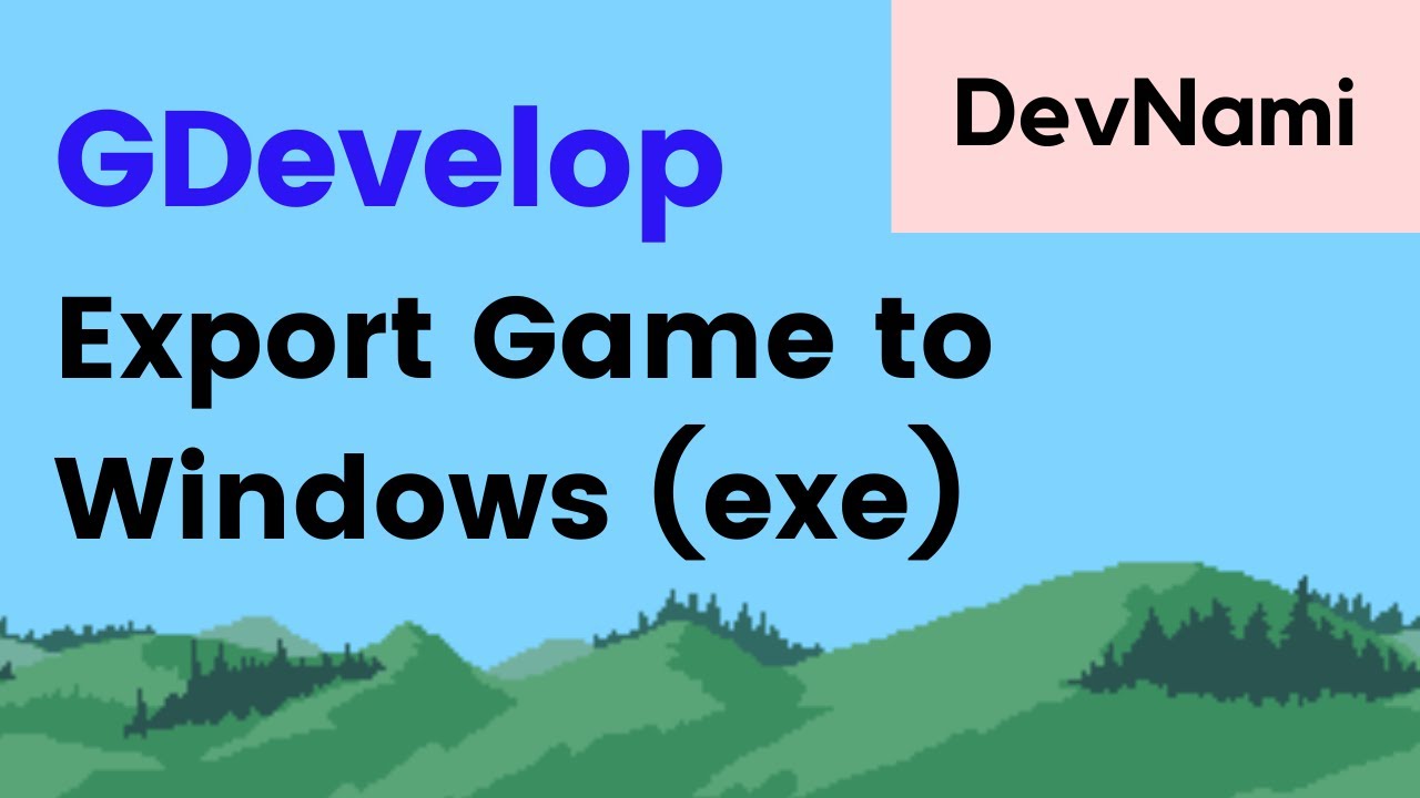 GDevelop - How to Export Game to Windows Executable in GDevelop