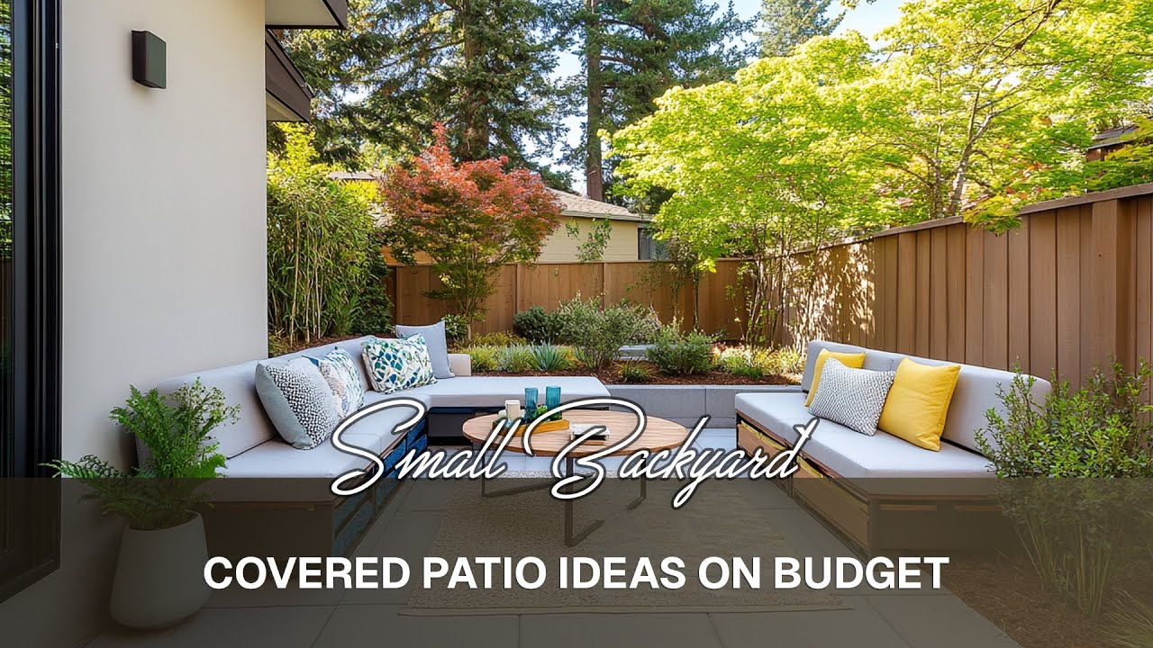 Small Backyard with Covered Patio Ideas on Budget