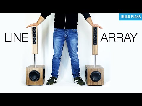 LINE ARRAY Speaker Build | Audiophilepure
