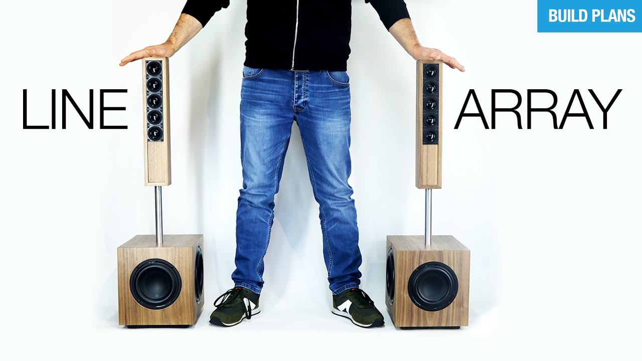 Building a LINE ARRAY Column Speaker- by SoundBlab