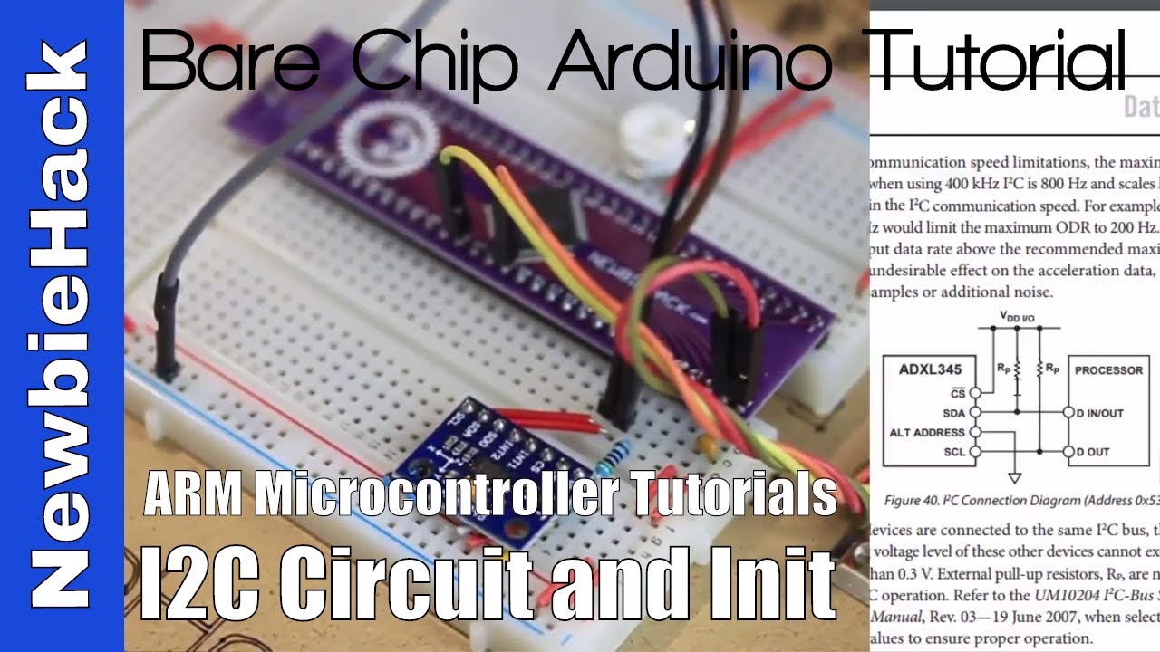 58. How to: I2C Circuit and Initialization - ARM STM32 Microcontroller Tutorial