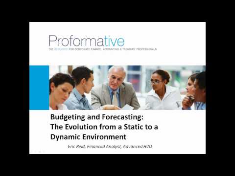 Financial Planning, Budgeting and Forecasting Webinar