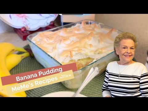 MeMe's Recipes | Banana Pudding