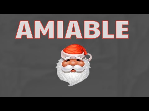 What Does AMIABLE Means || Meanings And Definitions With Example in ENGLISH .