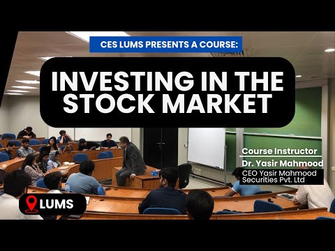 Stock Market Course at CES LUMS | Register Now