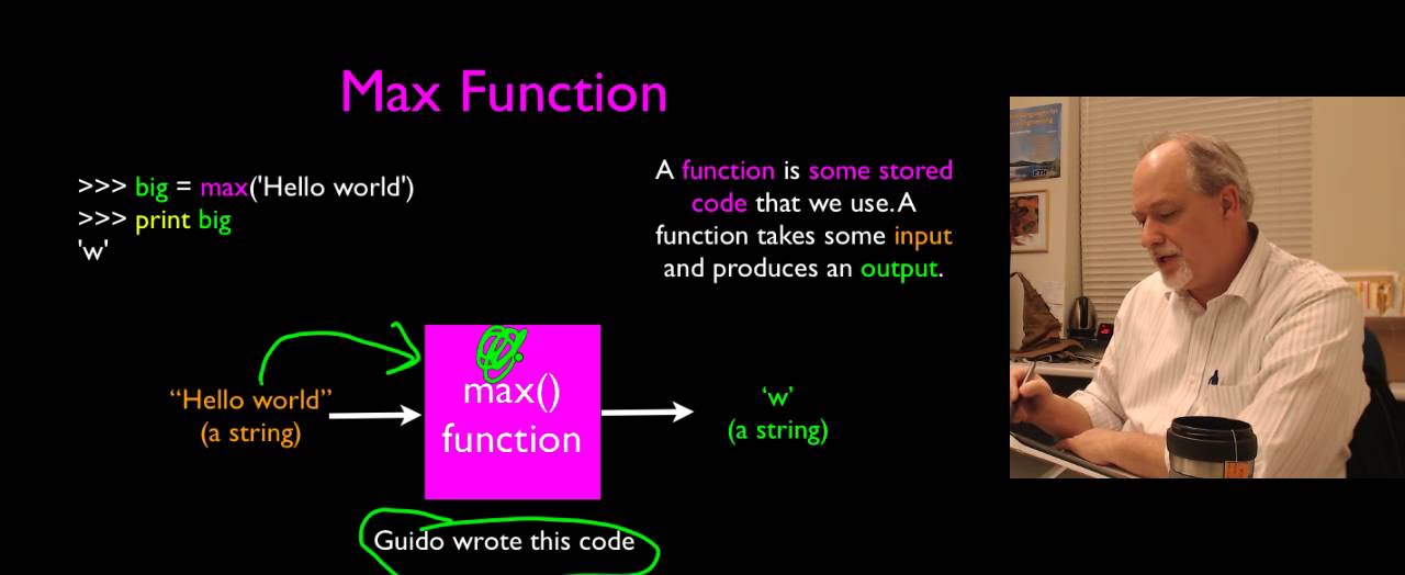Python for Informatics - Chapter 4 - Functions