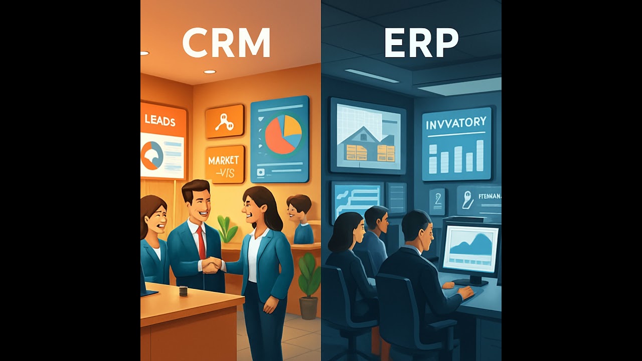 ERP vs. CRM - Quelle est la différence et de laquelle ai-je besoin ?