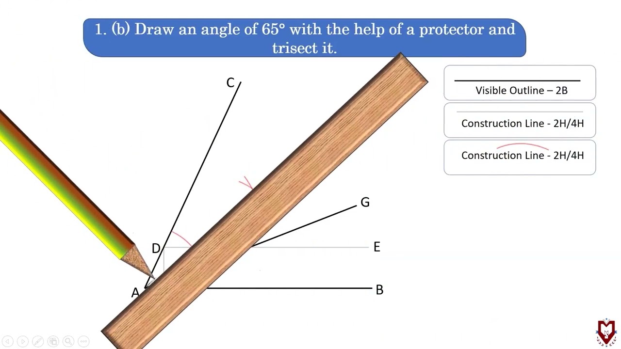 Plane Geometrical Construction | Sheet 2 | Question 1b