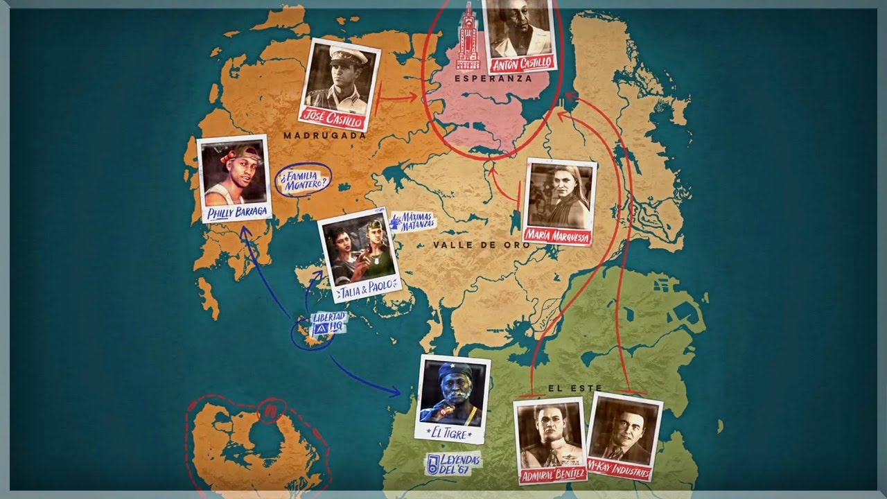 Far Cry 6 Regions & Leaders Explained