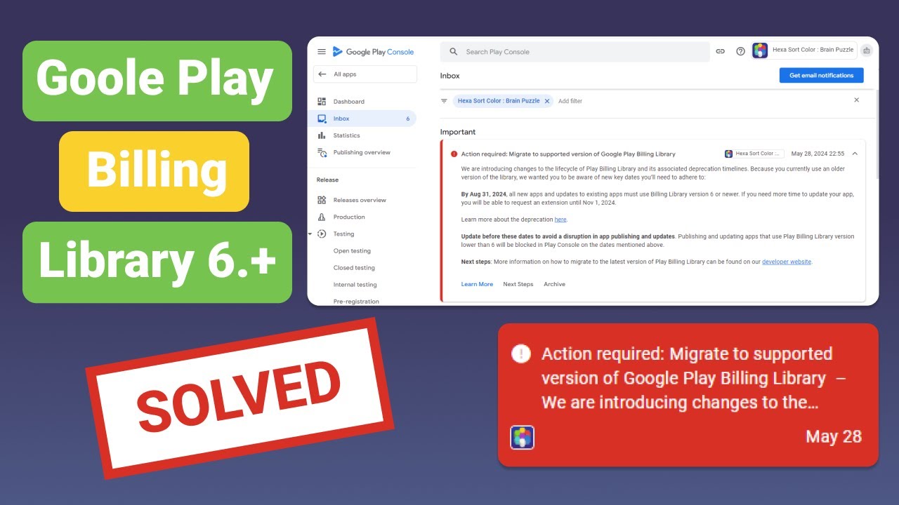 Upgrade The Unity Iap Package To Use Billing Library 6 Questions And Answers Unity Discussions