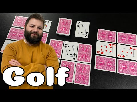 How to Play Golf | 6 and 9 card games | tableau building fun!
