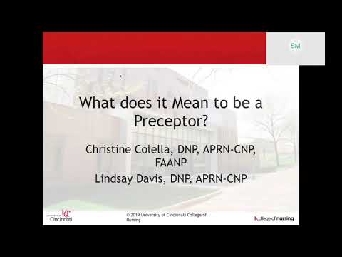 What Does it Mean to be a Preceptor?