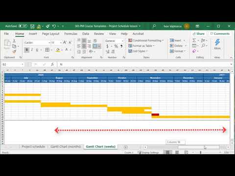 076 Gantt Chart weeks