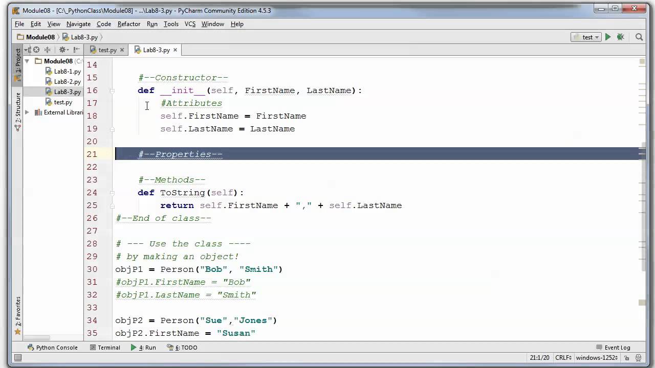 Python Module 08 10 Lab 8 3 Starter