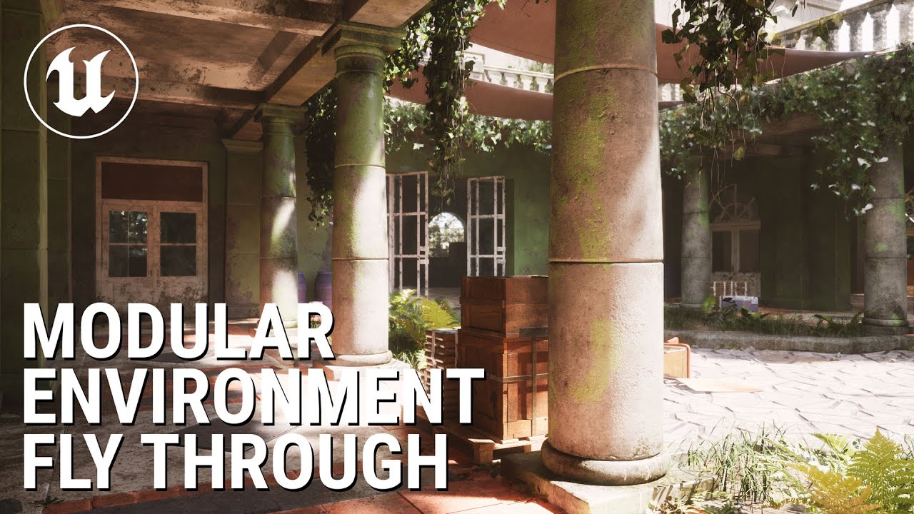 Unreal Engine 5 Modular Environment Fly Through