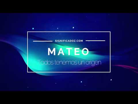 Mateo - Significado del Nombre Mateo