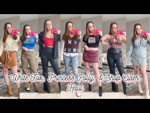 Fall White Fox Boutique, Princess Polly, & Shop Cider Try On Haul!