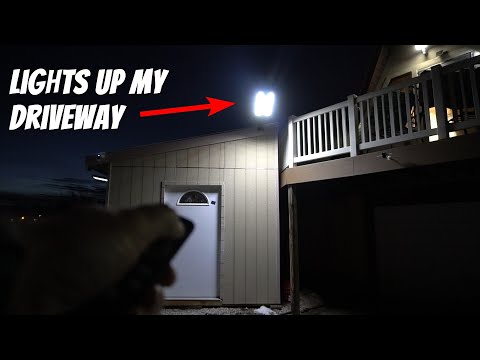 WYWNA 800W Solar Street Lights Outdoor Waterproof 80000 Lumens 6500K LED Review