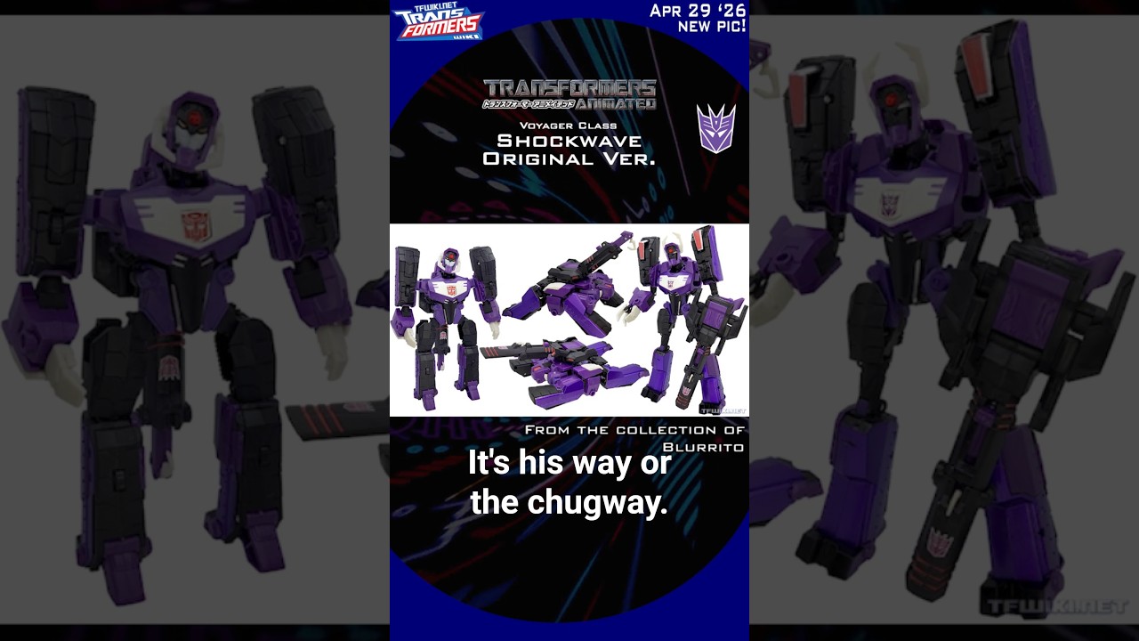 Animated SHOCKWAVE ORIGINAL VER: Takara went metal! — TFWIKI Toypic #transformersanimated