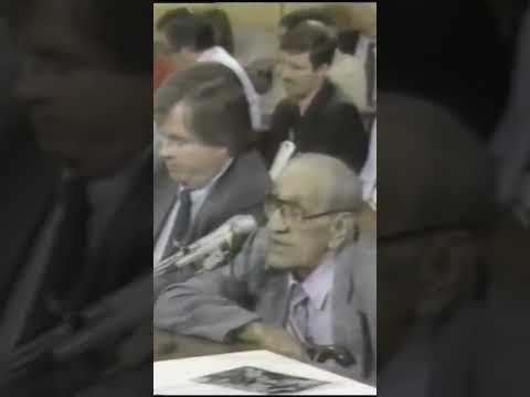 Tony “Big Tuna” Accardo is asked about his income at a 1984 Senate hearing