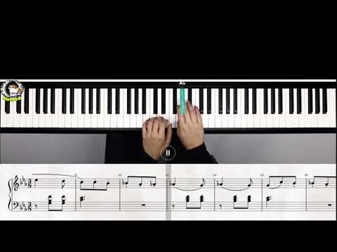 ballade etude no 19-piano Tutorial Songs-Very Easy-High Definition