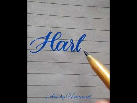 Harleen name | Beautiful writing | #trending #art #viral #youtubeshorts