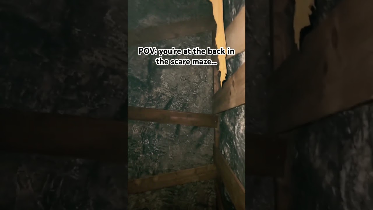 It’s the constantly looking back for me 😩 #Scarefest #HalloweenEvents #JumpScare #ScareMaze