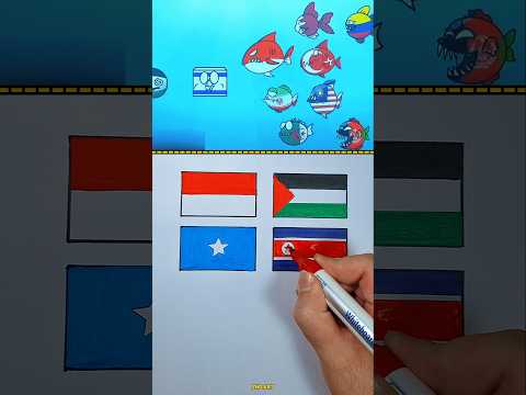Palestine ???????? AND Israel ???????? support Countries flag drawing #flag #palestine #flag #countryballs