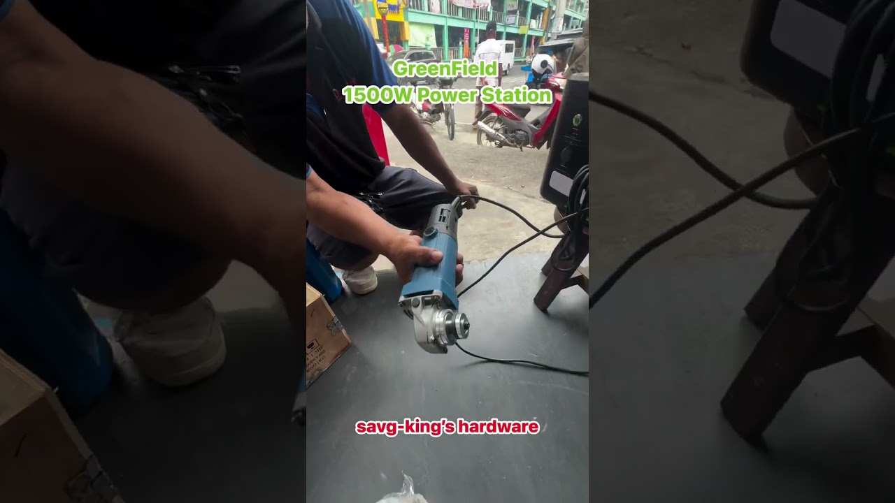 Look! GreenField 1500W LFE PowerStation - can power multiple electronics while charging your