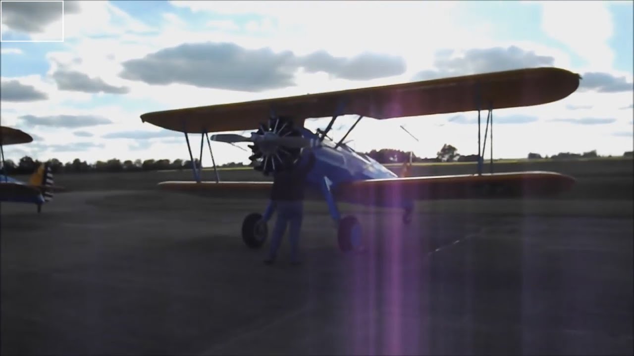 Boeing PT-17 Stearman Priming, Startup, Taxi, and Takeoff-KRNV