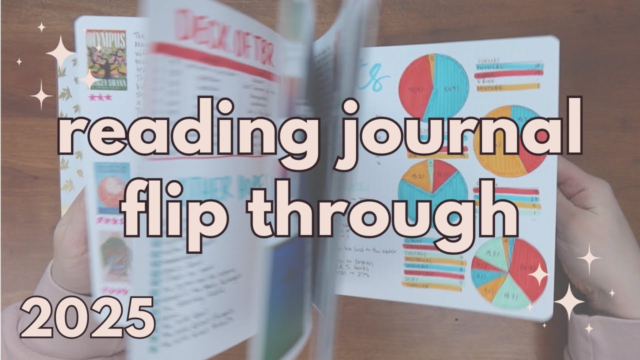 2025 READING JOURNAL FLIP THROUGH