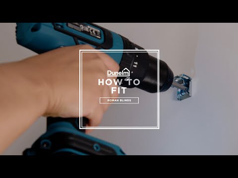 Dunelm | How to Fit Roman Blinds