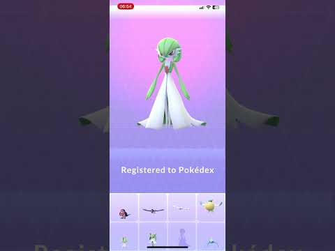 Pokémon GO Evolving Kirlia to Gardevoir