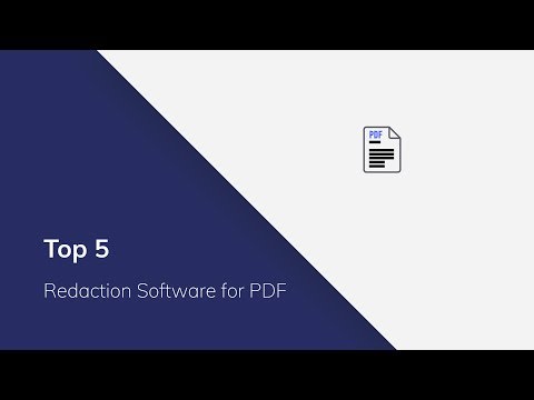 Top 5 Redaction Software for Redacting PDF Documents You MUST Know 2019