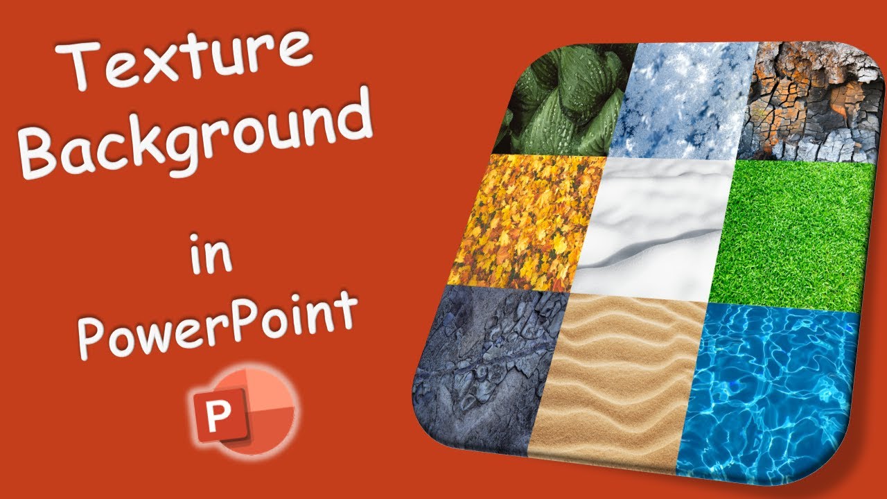 Apply Texture Fill to the Slide Background in PowerPoint