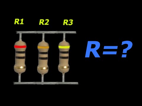 How do you calculate 3 resistors in parallel. or 4 resistors in parallel