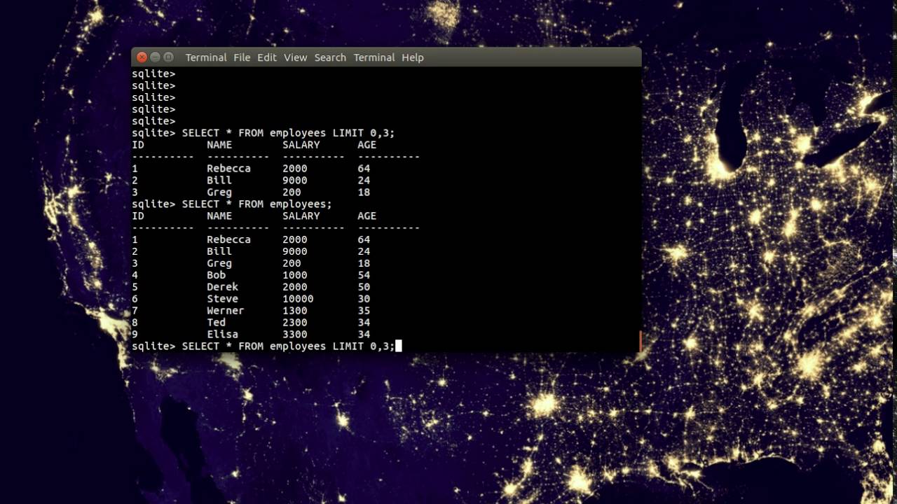 Learn SQLITE  - LIMIT Clause