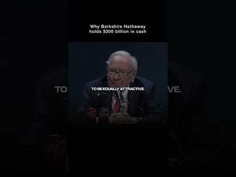 Berkshire Hathaway holds $300 billion in cash.