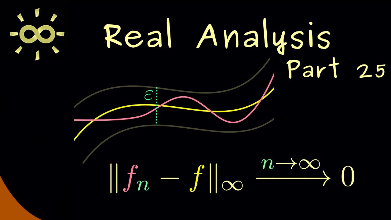 Real Analysis 25 | Uniform Convergence [dark version]