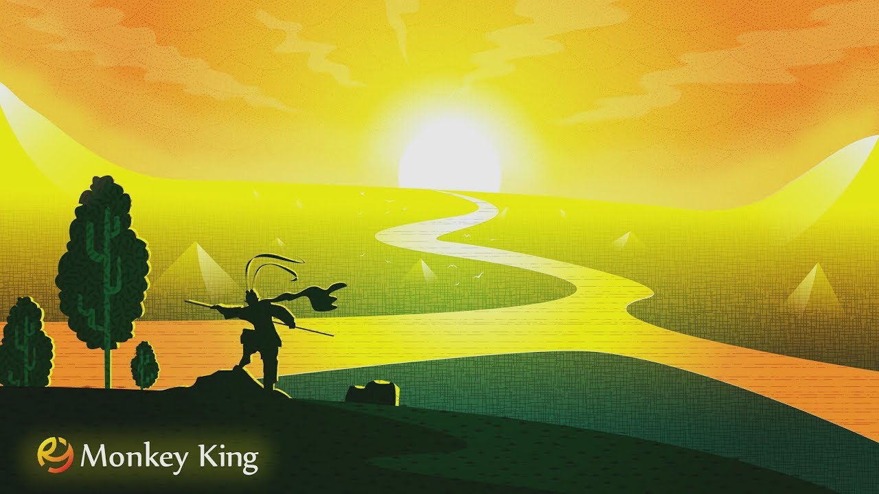 monkey king vector illustration in adobe illustrator