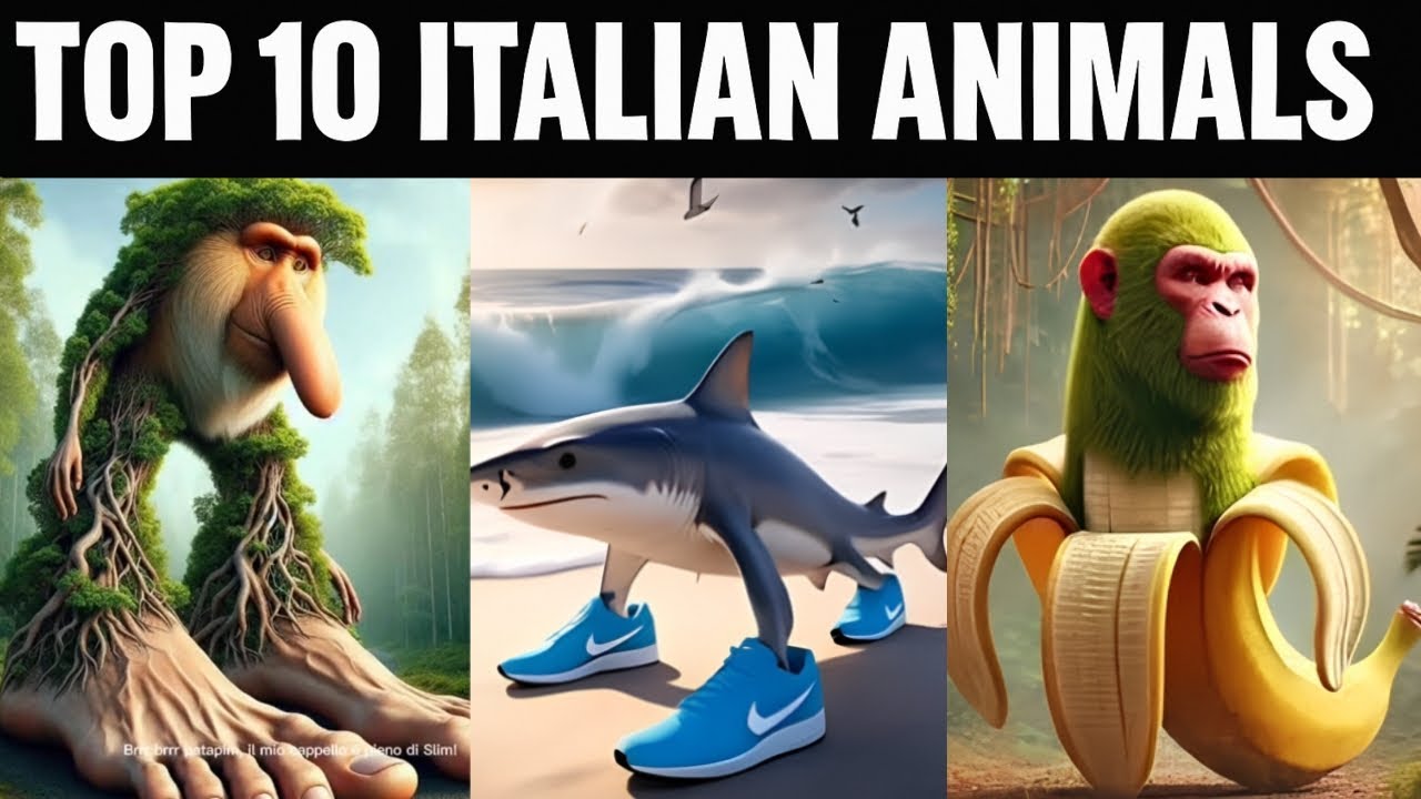 top 10 italian brainrot animals