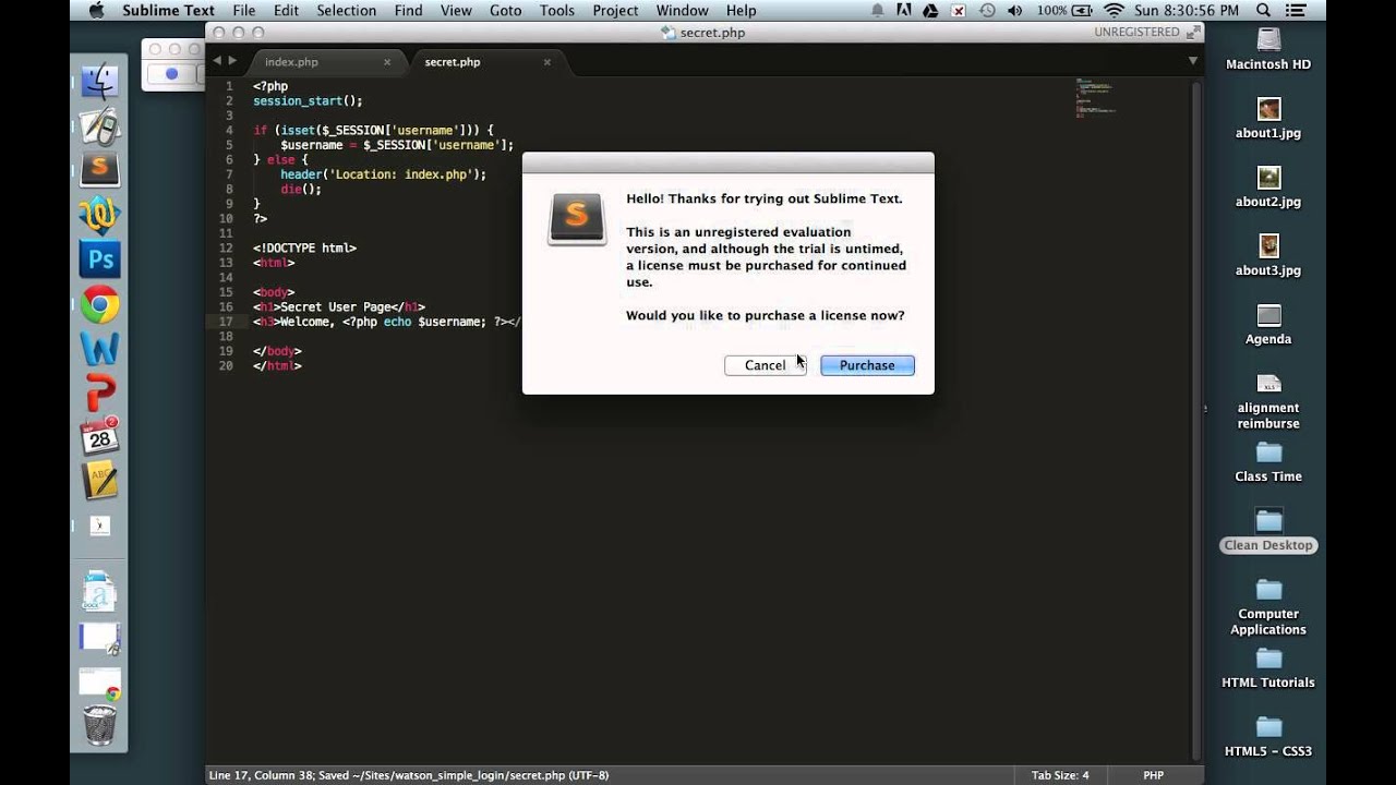 Simple PHP Only Login Tutorial by Jay Watson